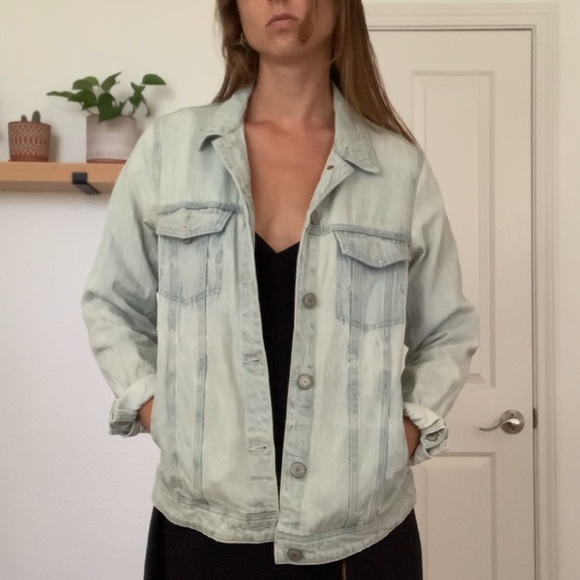American Eagle Outfitters | Jackets & Coats | Light Wash Denim American ...